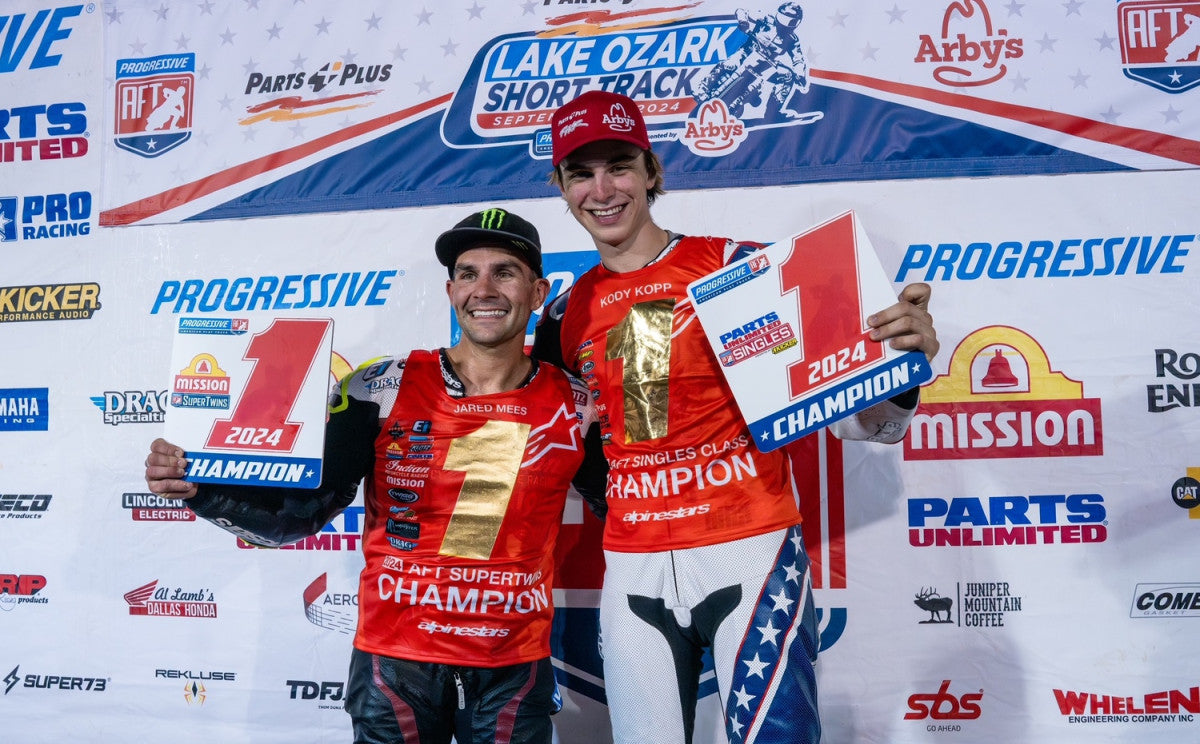 Jared Mees and Kody Kopp are 2024 Flat Track Champions